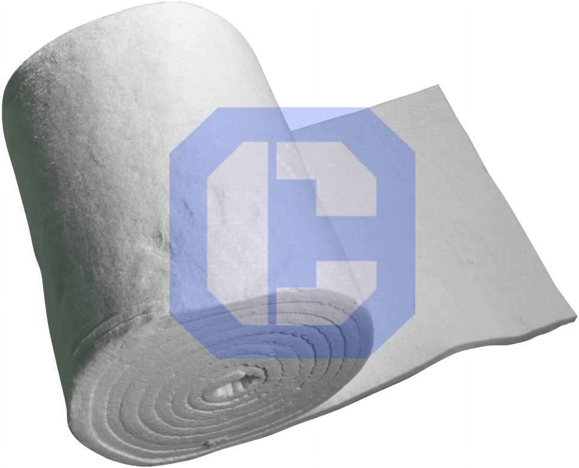 Ceramic Fiber Blanket (2300F, 6# Density) (1" x 24" x 12.5') Ovens ...