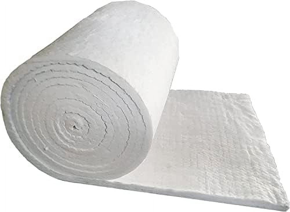 Ceramic Fiber Insulation - 1 inch x 24 inches x 150 inches - 8# Density ...