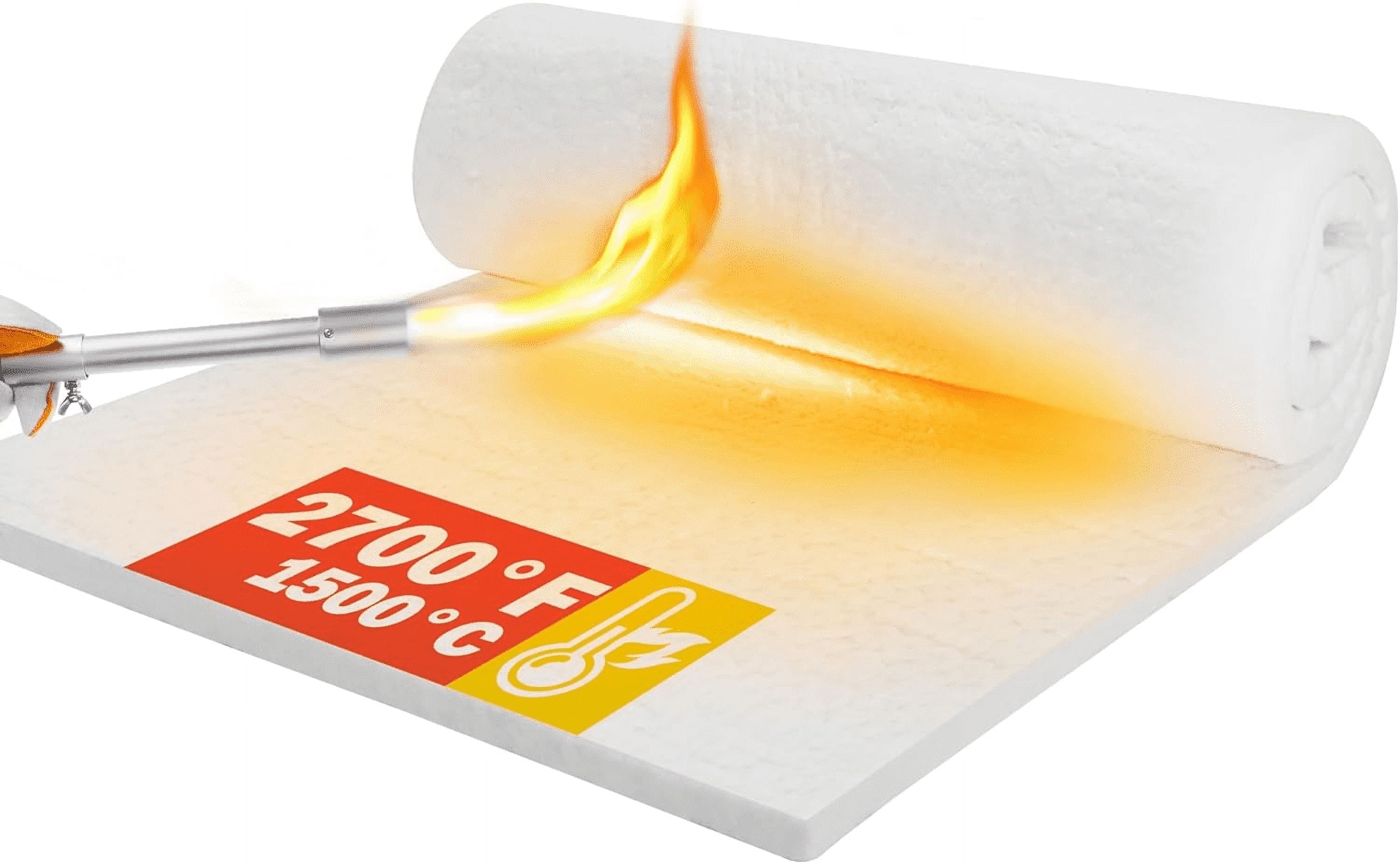 Ceramic Fiber Insulation, 31"x24"x1" Thick, 2600F Fireproof Insulation ...