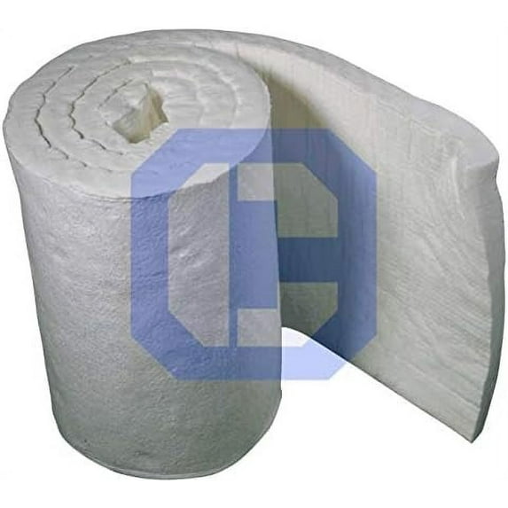 Ceramic Fiber Insulation Blanket, 1 inch X 24 inches X 150 inches, 8 ...