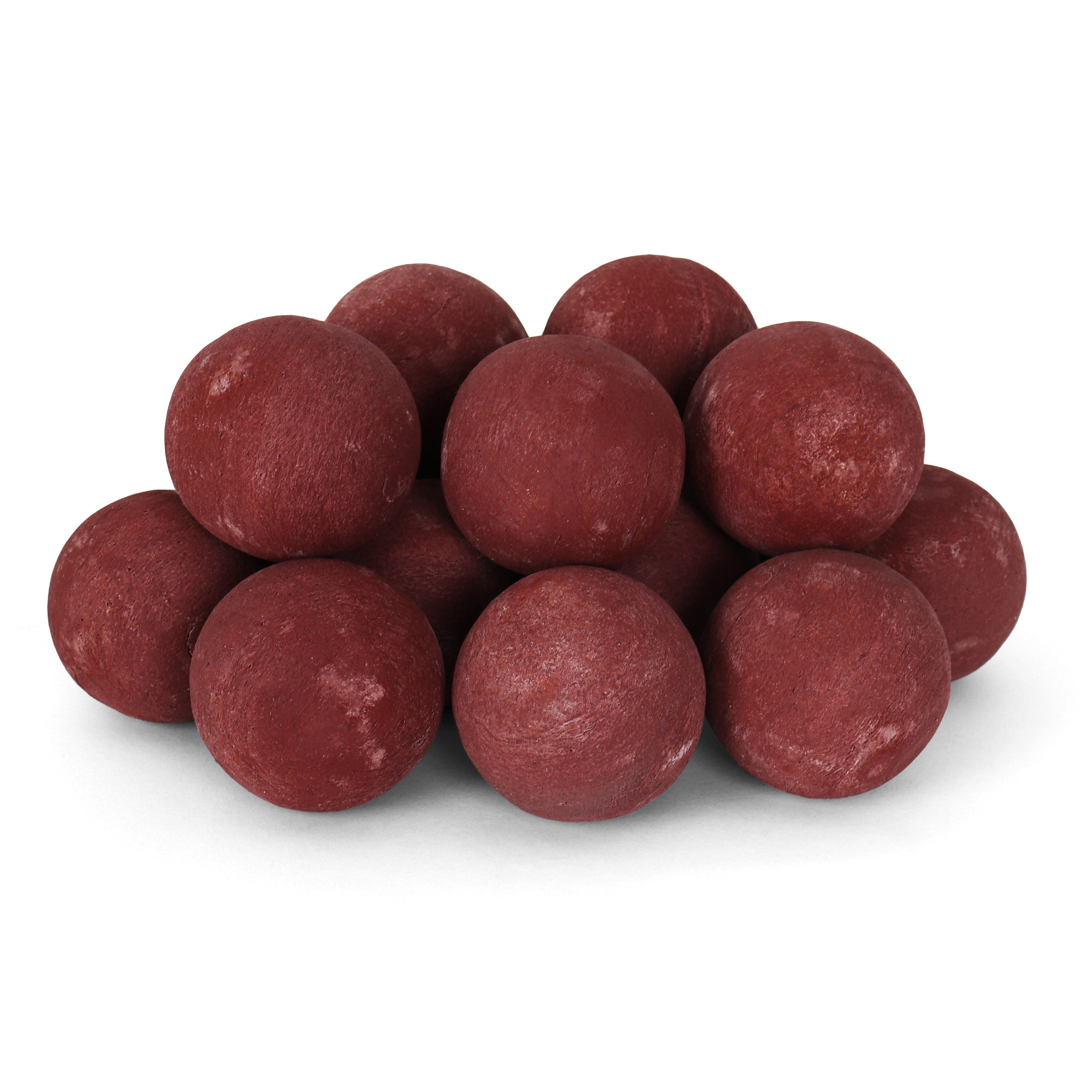 Ceramic Fire Ball Set 15 Pack - Brick - Walmart.com