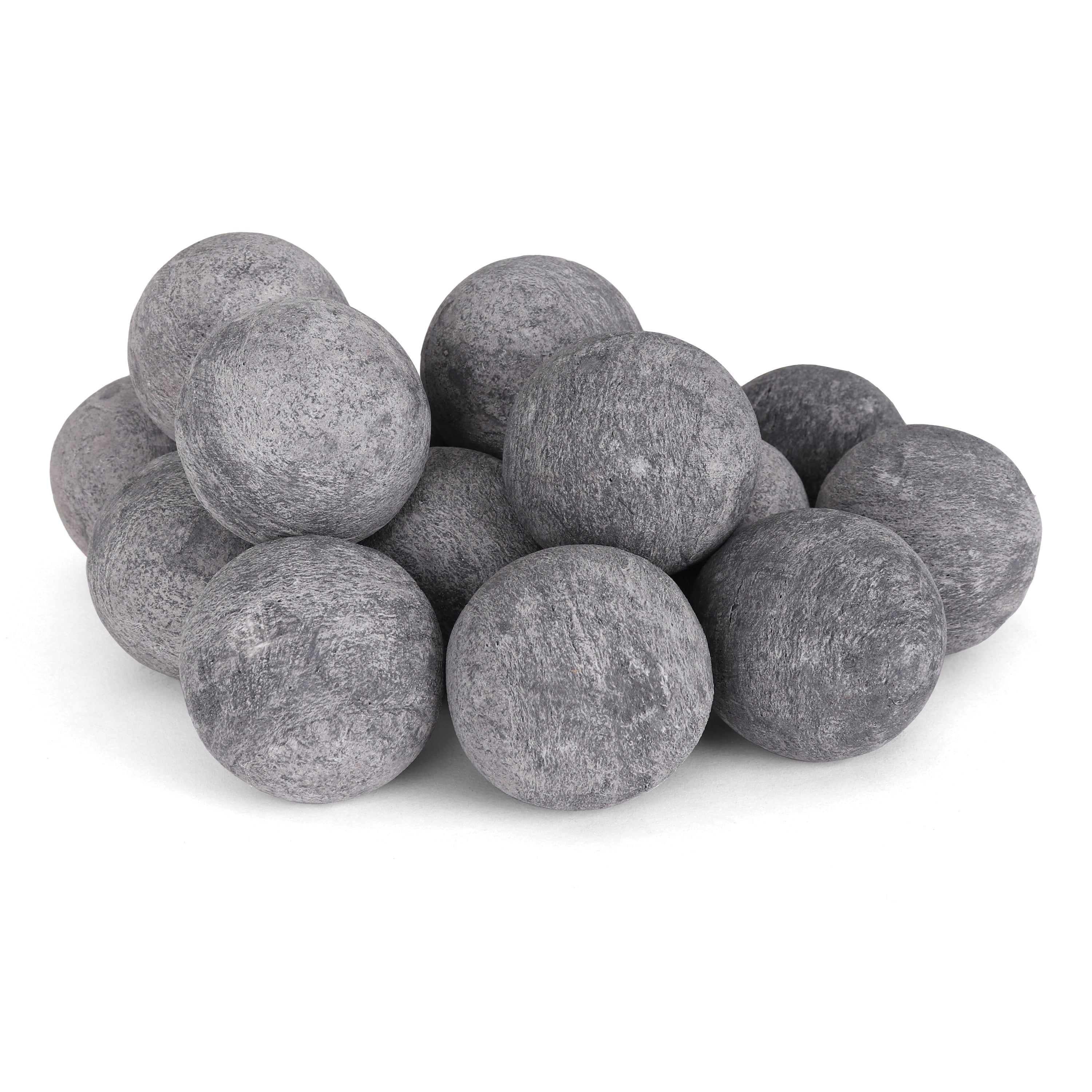 Ceramic Fire Ball Set 15 Pack - Grey - Walmart.com