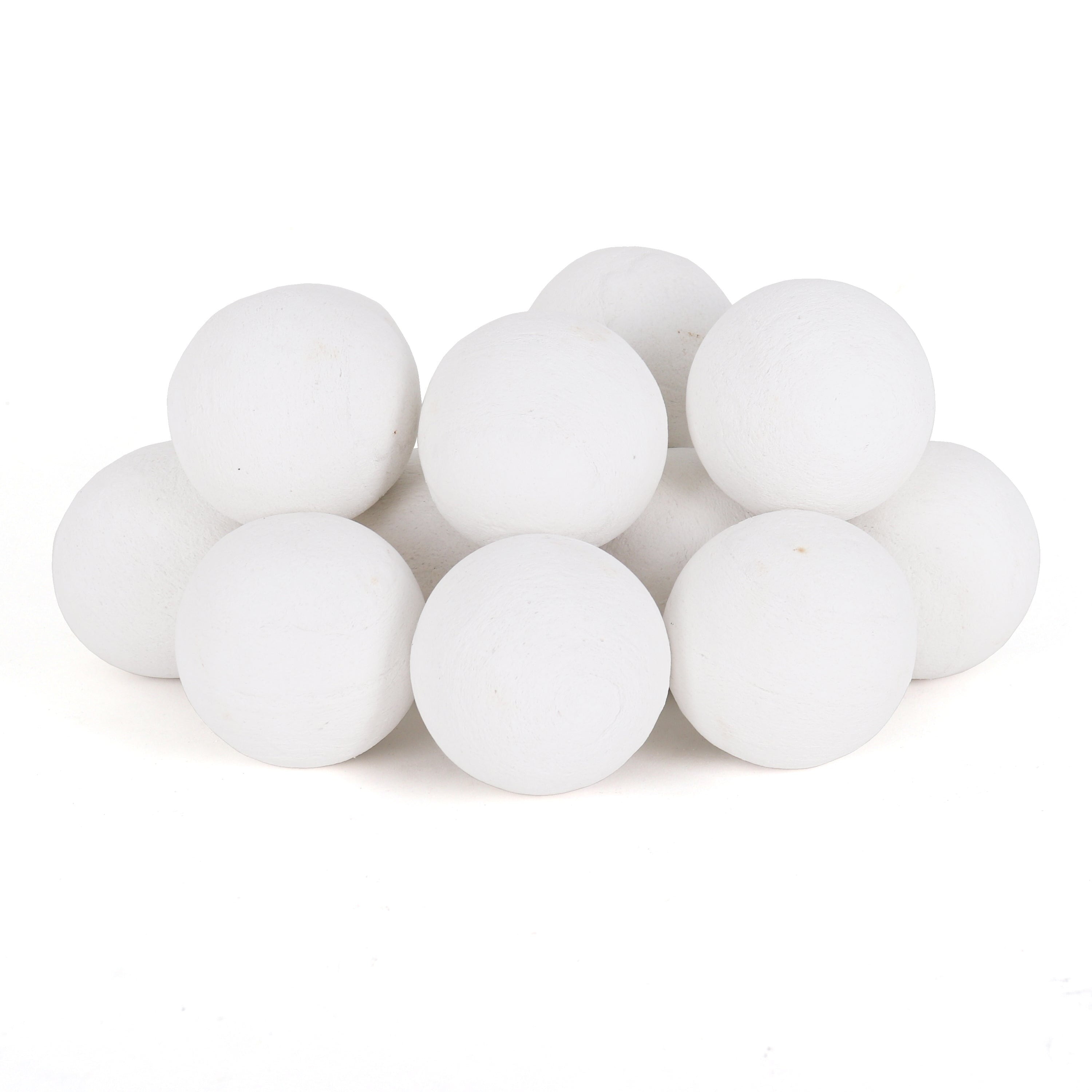 Ceramic Fire Ball Set 15 Pack - White - Walmart.com