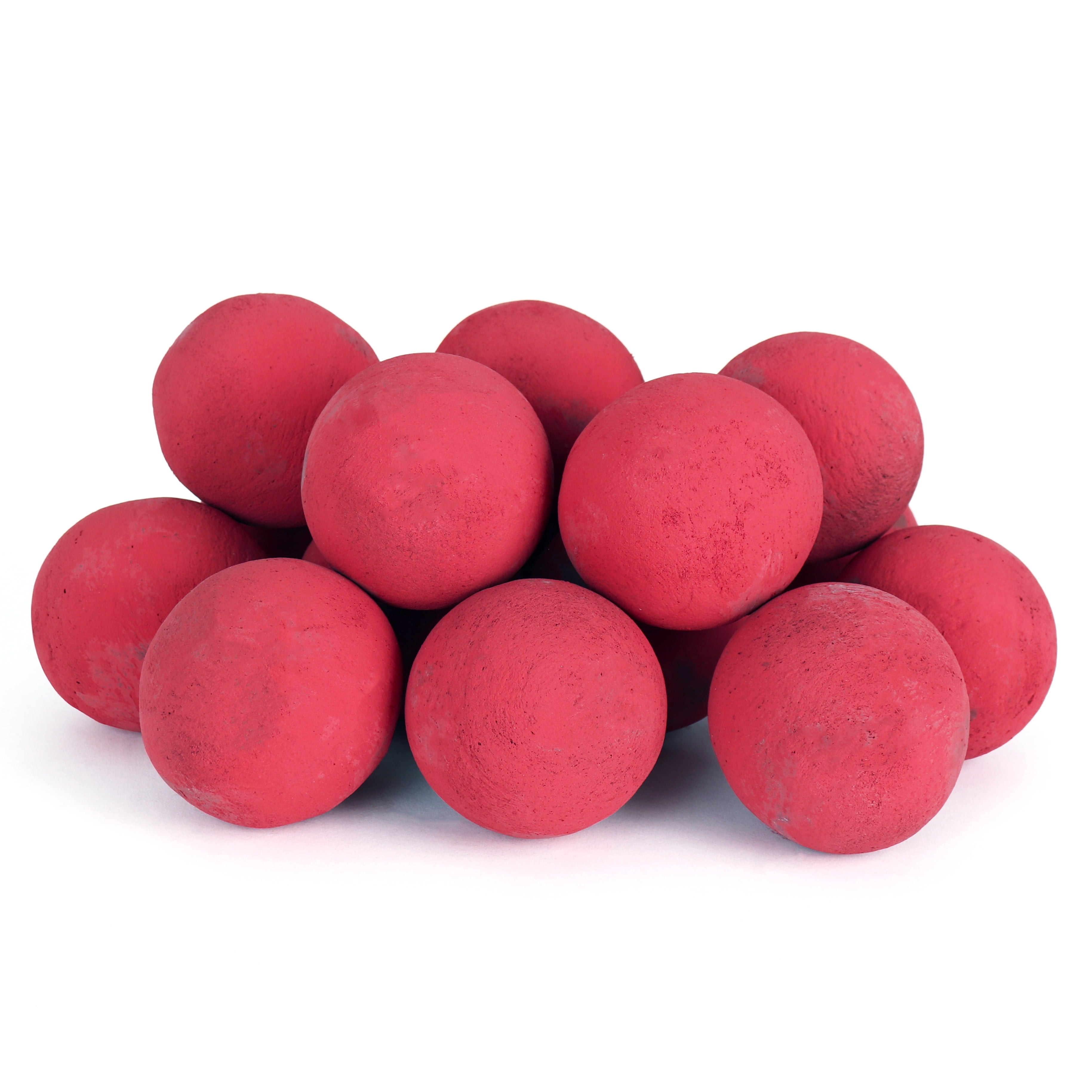 Ceramic Fire Ball Set 30 pack - Red - Walmart.com