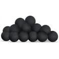 Ceramic Fire Balls for Fire Pit, Set of 15 Round Fire Stones Reusable ...