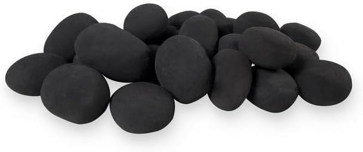 Ceramic Fire Pebbles | Use in Fireplace or | Outdoor Indoor Fire ...
