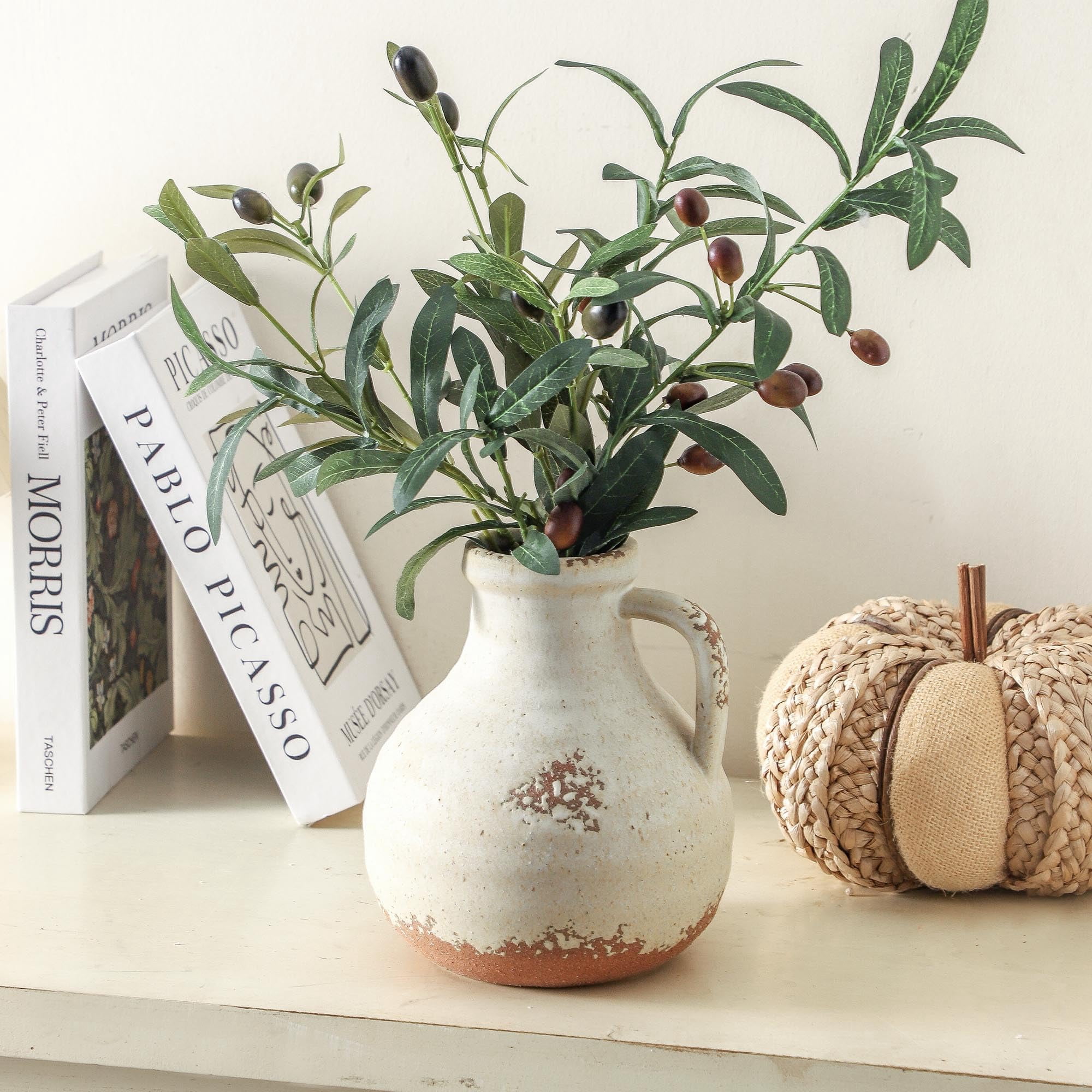 Ceramic Flower Vase 204-3-7.1in Home Decor - Walmart.com