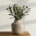 Ceramic Flower Vase 7.5 inch Off-White Farmhouse Rustic Handcrafted ...