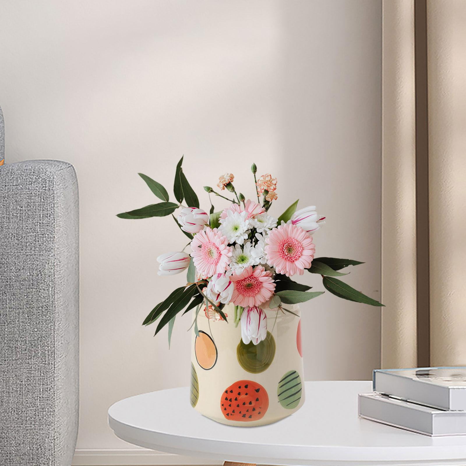 Ceramic Flower Vase Plant Pot Dried Flowers Holder Floral Arrangements ...