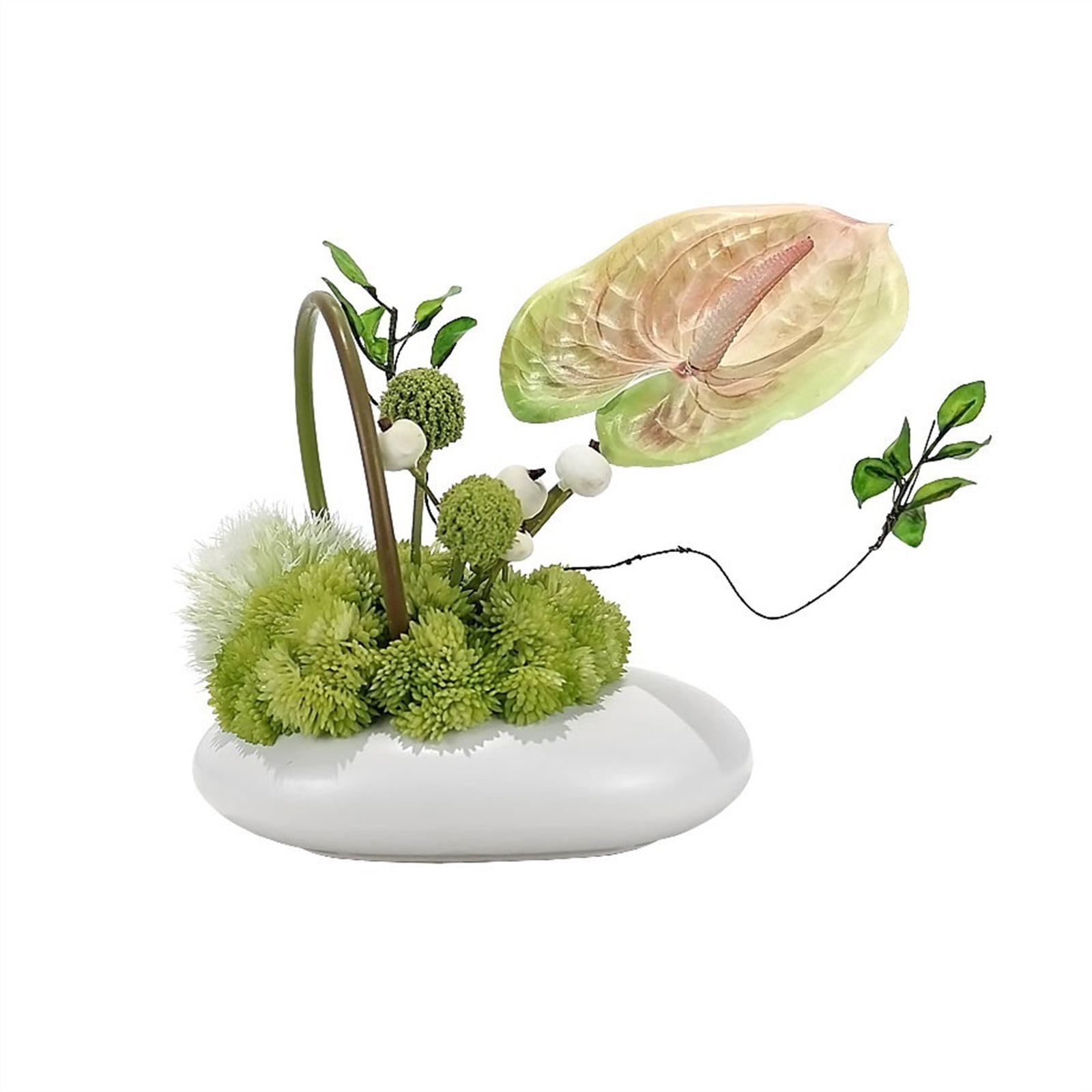 Ceramic Flowerware Simulation Flower Art Living Room Tea Table ...