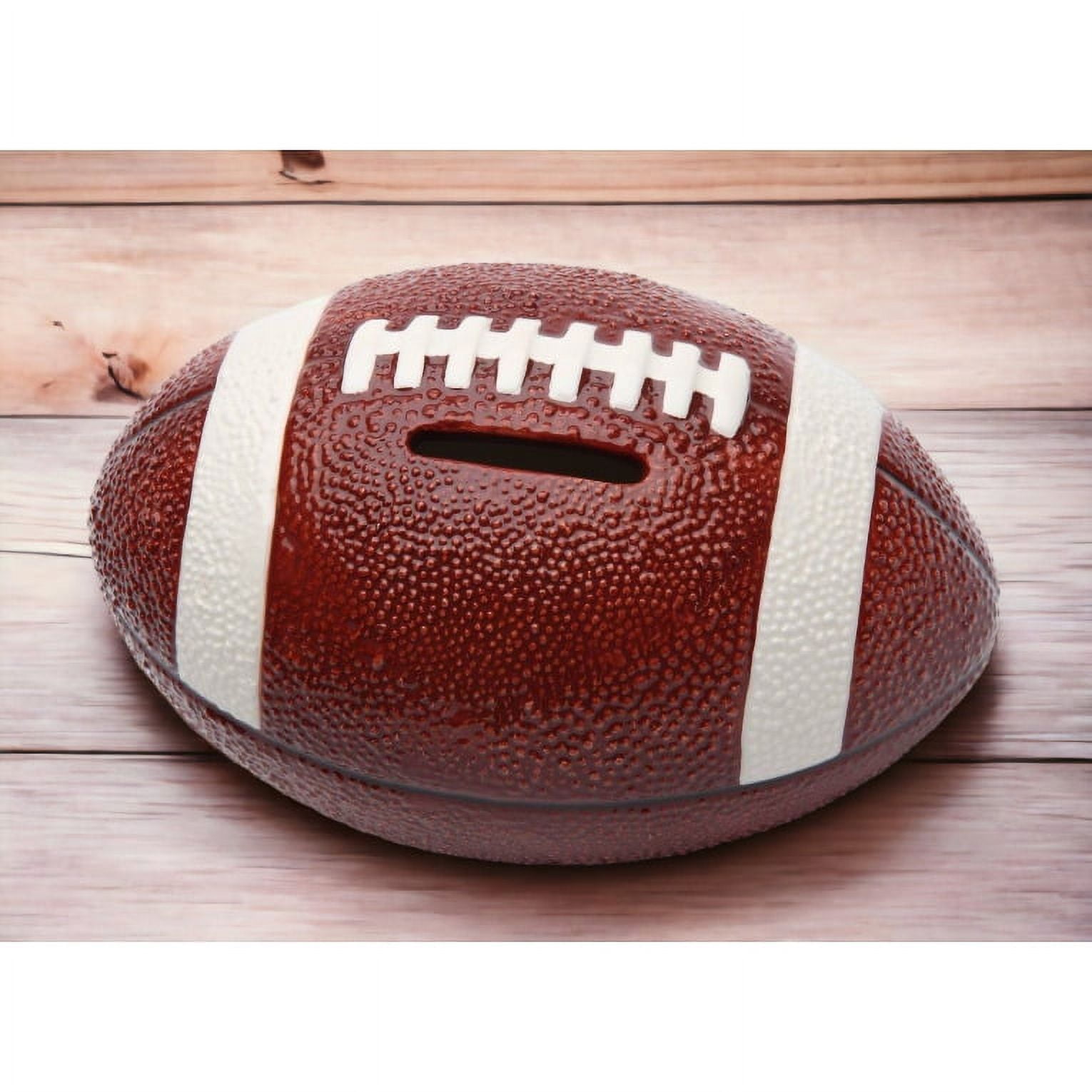 Ceramic Football Piggy Bank, Home Décor, Gift for Him, Gift for Dad ...