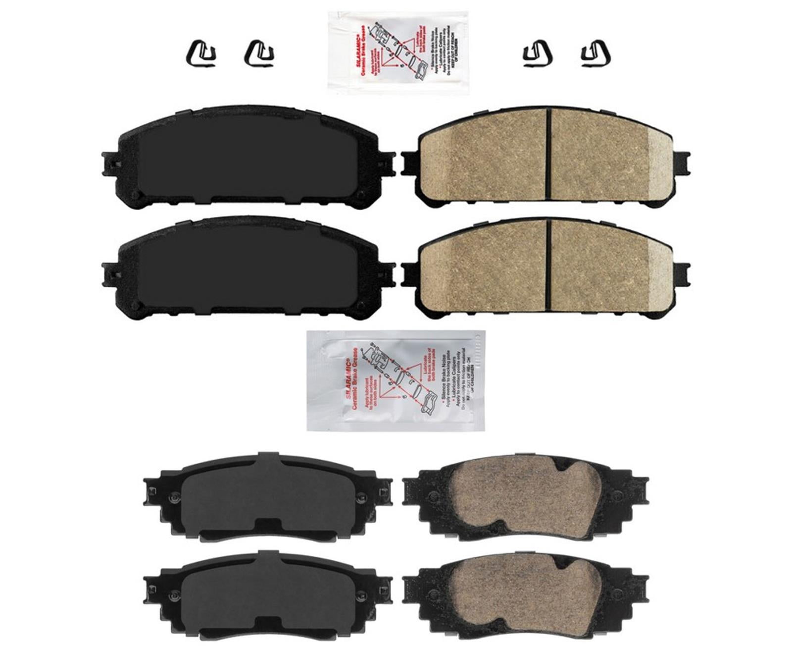 Ceramic Front + Rear Brake Pads FOR 2016-2021 Lexus RX450h RX450hL ...