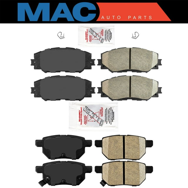 Ceramic Front + Rear Brake Pads FOR Toyota Matrix Corolla XB Pontiac ...