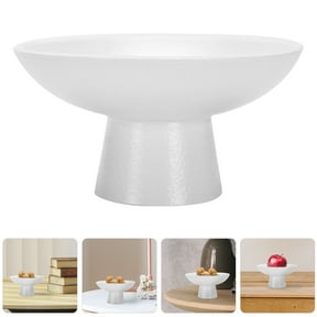 "Mainstays Ceramic Scalloped White Decorative Tabletop Bowl 7.87""x7.87 ...