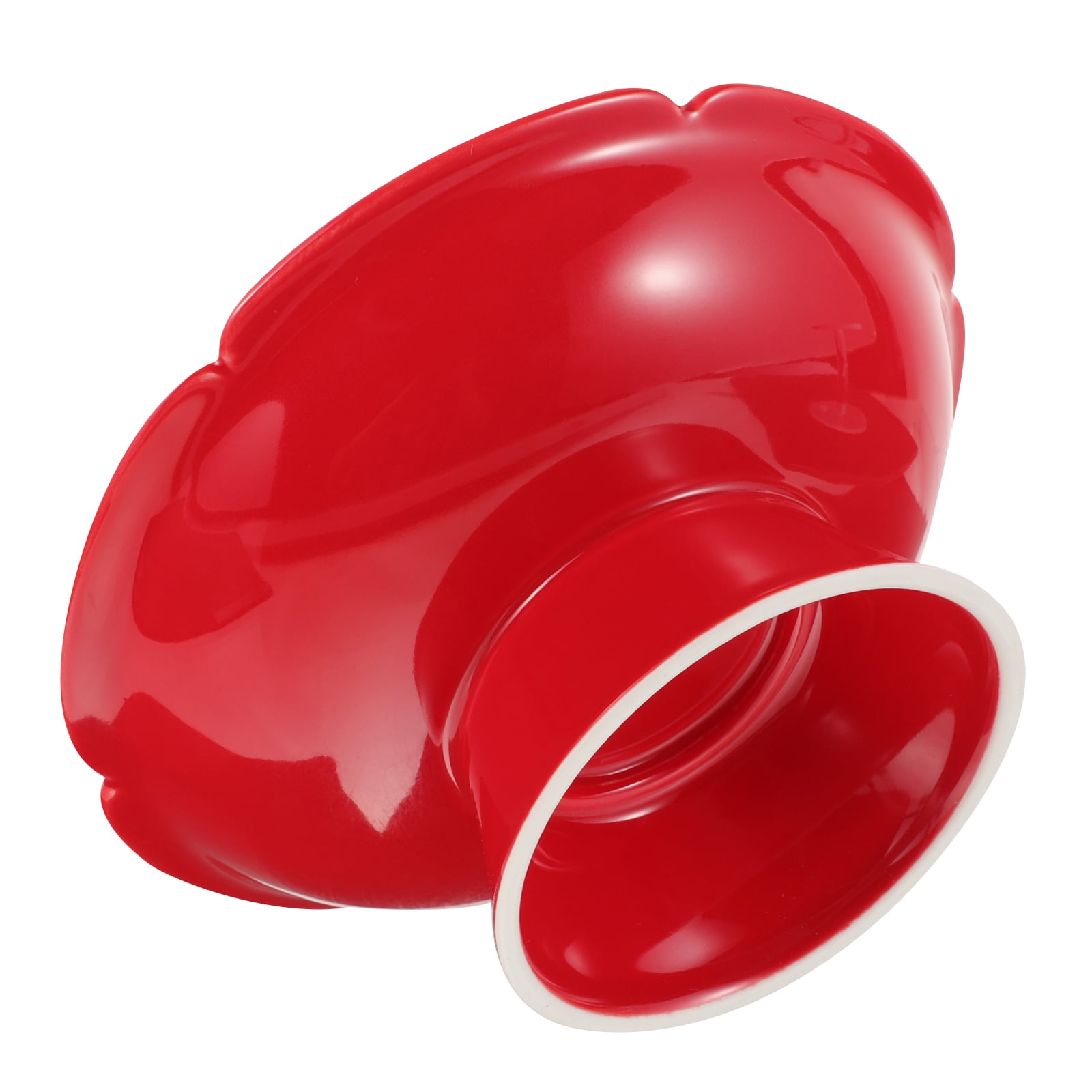 ifundom Fruit Stands for Kitchen Counter Elegant Red Ceramic 1Pcs ...