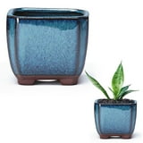 Ceramic Garden Indoor Planter Pots Ceramic Plant Pots With Drainage Holes Design - Walmart.com