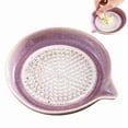 Ceramic Garlic Ginger Grater Plate with Spout - Compact Kitchen Tool ...