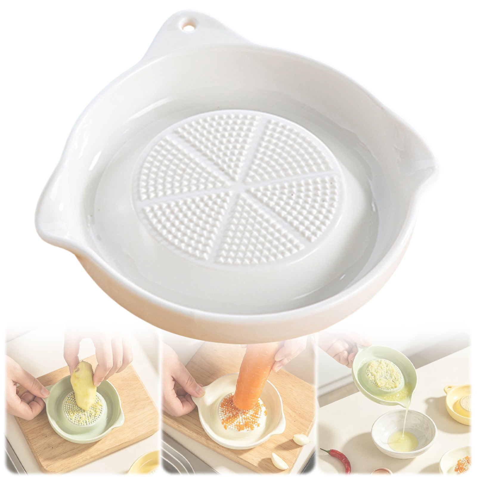 Ceramic Garlic Grater Plate Bowl Spanish Tomato Grater Plate Tomato ...