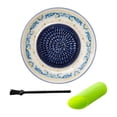 Ceramic Garlic Grater Plate, Multifunctional Garlic Ginger Tomato ...