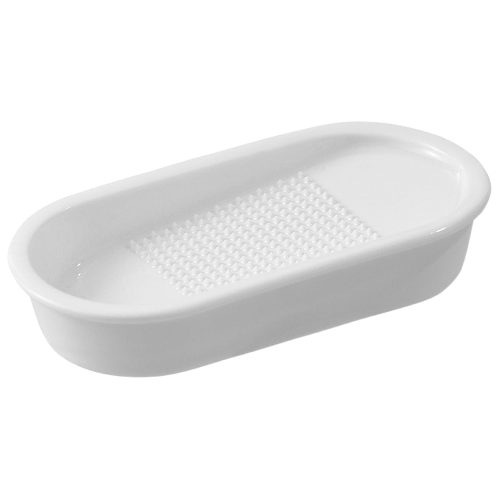 Ceramic Garlic Grater Plate,Sharp Triangular Teeth Grinder for Ginger ...