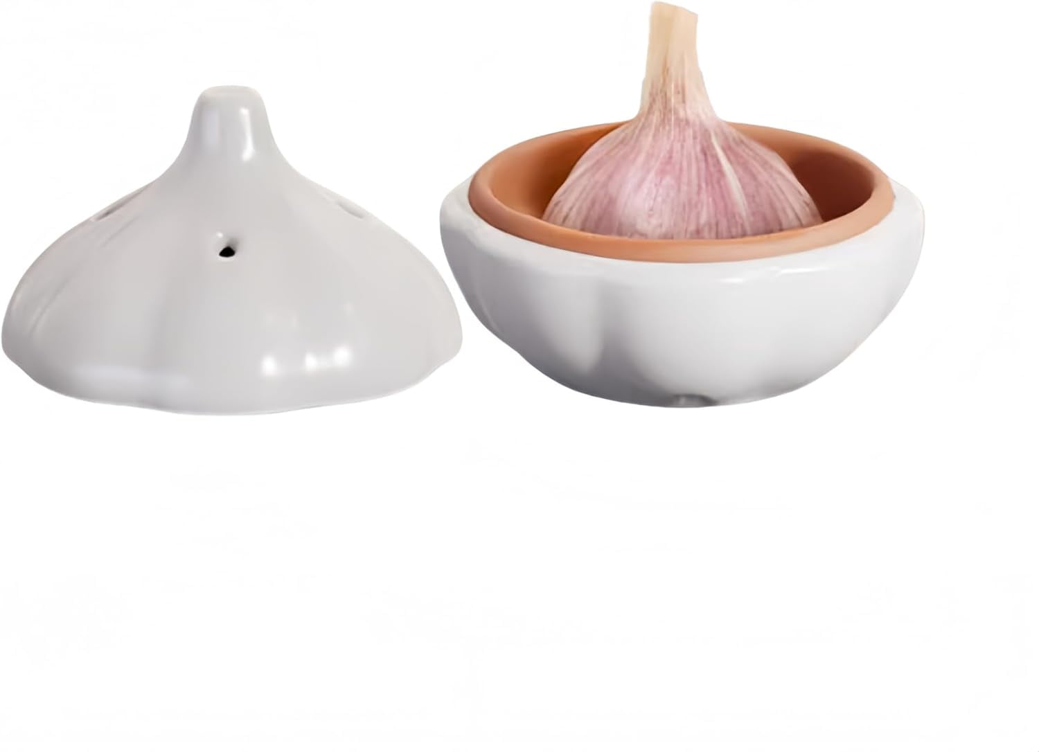 Ceramic Garlic Keeper Storage Container:Garlic Keeper, Garlic Storage ...