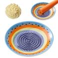 Ceramic Garlic Masher and Grinder - Manual Garlic Press Mortar for ...