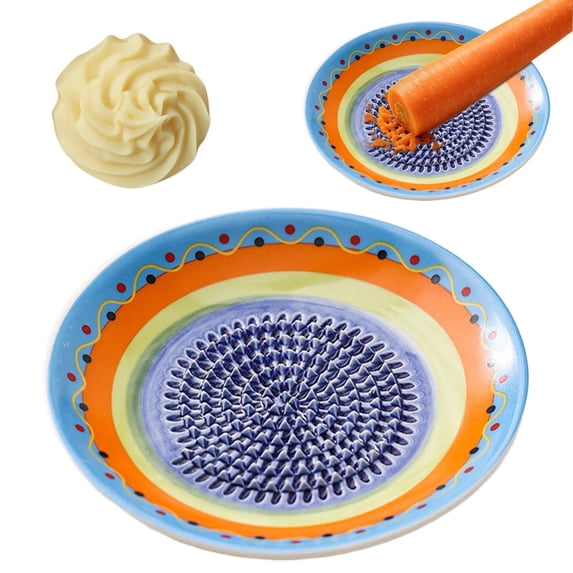 Ceramic Garlic Masher and Grinder - Manual Garlic Press Mortar for ...