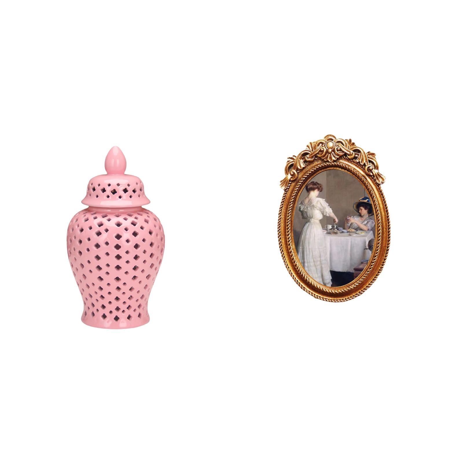 Ceramic Ginger Jar Vase Decorative Storage Jar Photo Frame Eco Friendly ...