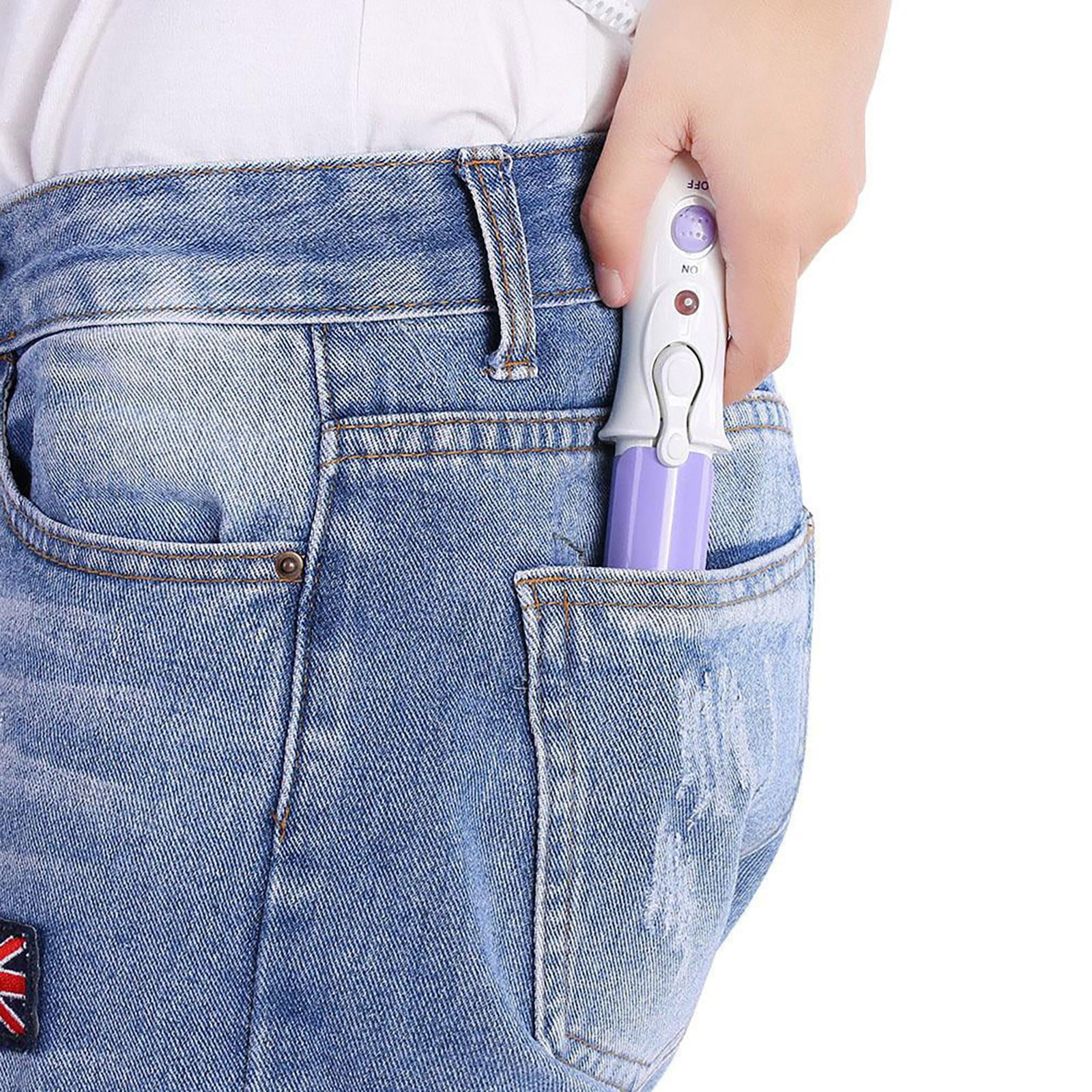 Ceramic Glaze Straight Roll Two In One Mini Hair Straightener Curling ...