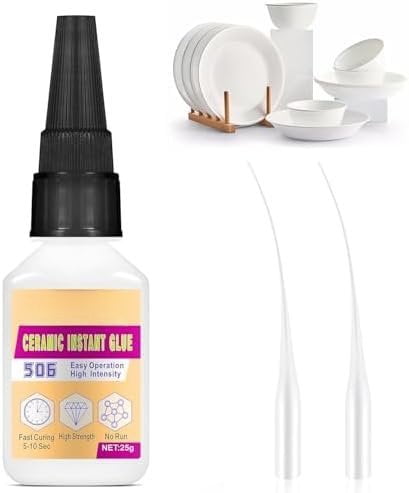 Ceramic Glue, -Curing Ceramic Glue Repair for Porcelain, Glue for ...