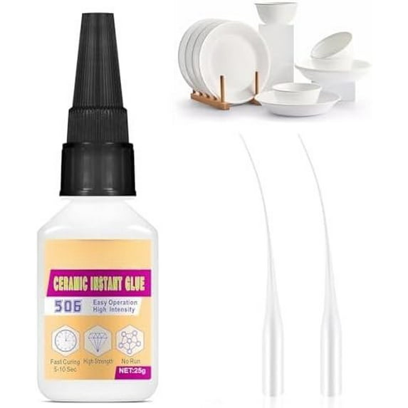 Ceramic Glue, -Curing Ceramic Glue Repair for Porcelain, Glue for ...