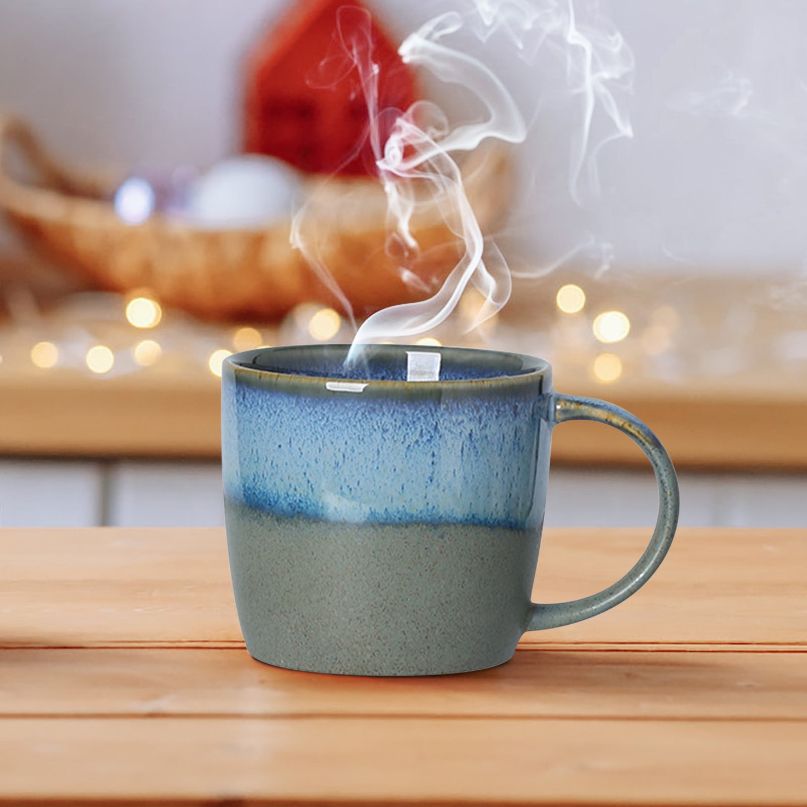 Ceramic Gradient Coffee Cup, Kiln Altered Glaze Craft Porcelain Coffee ...