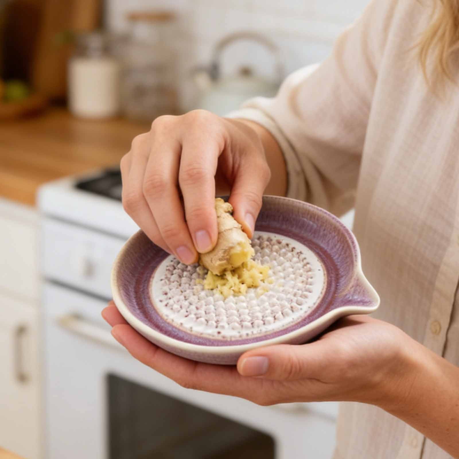 Ceramic Grater Plate For Garlic Vegetables Fruits Cheese And Chocolate ...