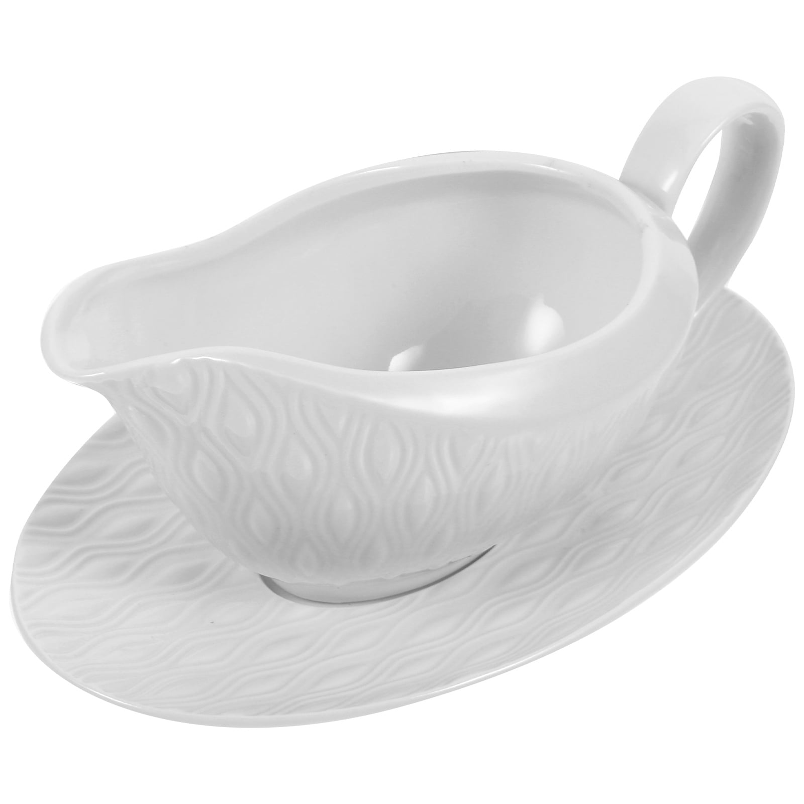 Ceramic Gravy Boat Ceramic Sauce Jug with Handle Dressing Serving Gravy ...