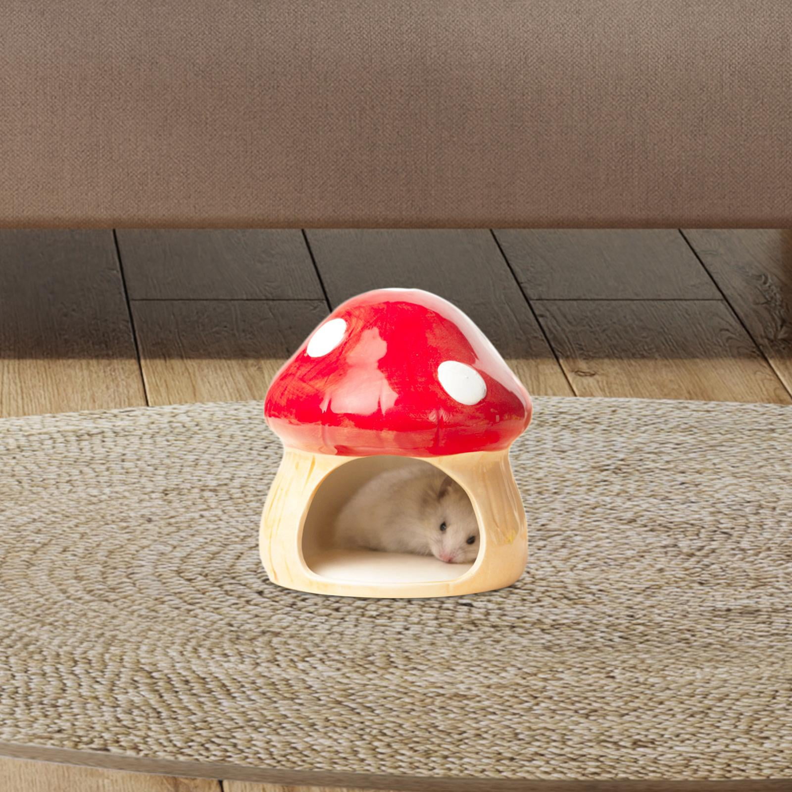 Ceramic Hamster House Hamster Hideout Cute Food Feeding Bowl Shaped for ...