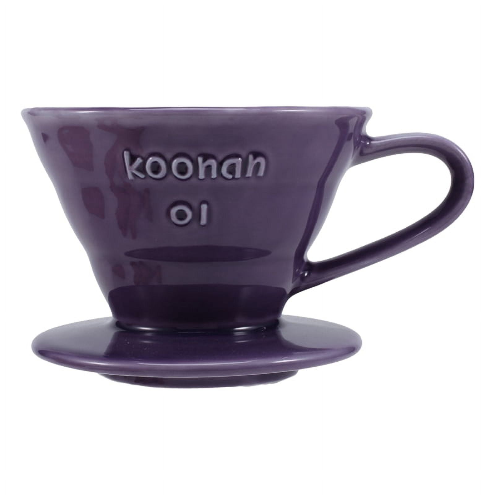 Ceramic Hand Brew Coffee Filter Cup Conical Filter Coffee Dripper Kit ...