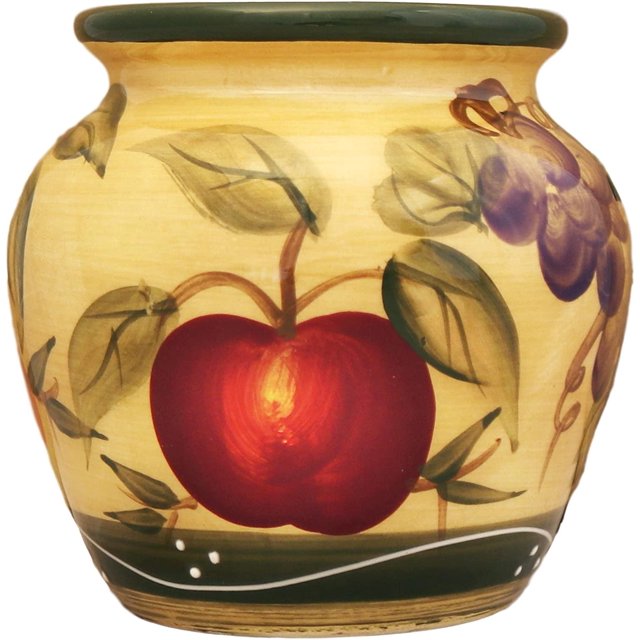 Ceramic Hand Painted Burner, Candle Warmer Tuscany Fruits, Wax er, Wax ...