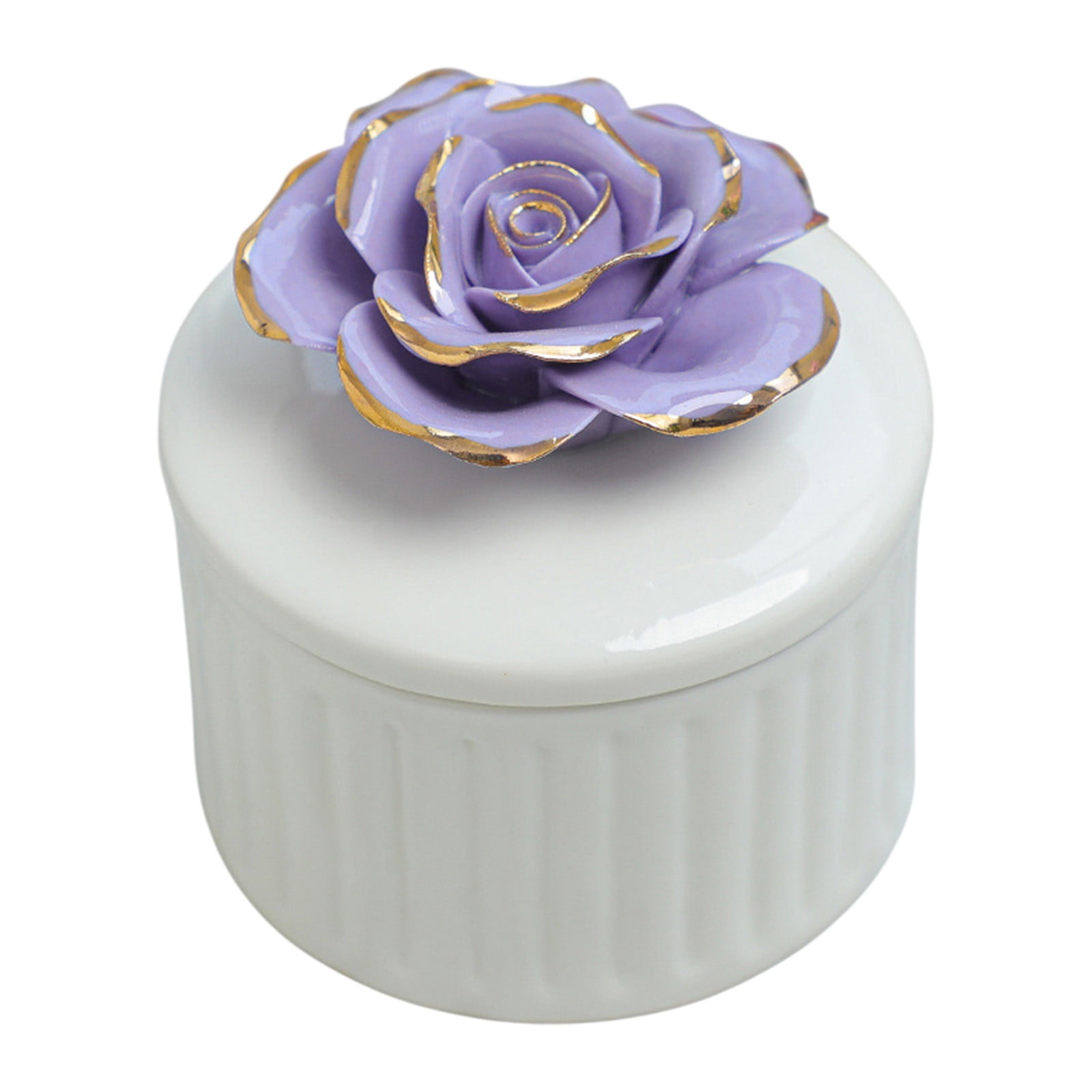 Ceramic Hand-Painted Storage Jar Jewelry Organizer for Home and Wedding ...