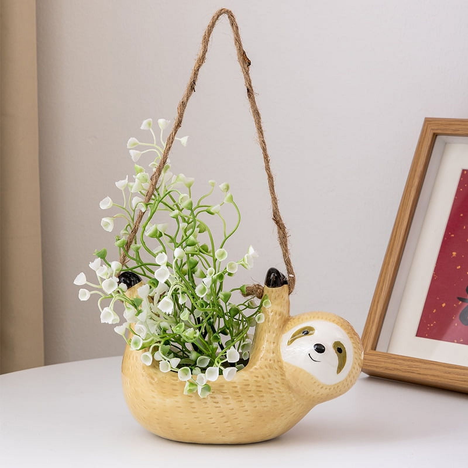 Ceramic Hanging Plant Pots Scindapsus Chlorophytum Hanging Flower ...