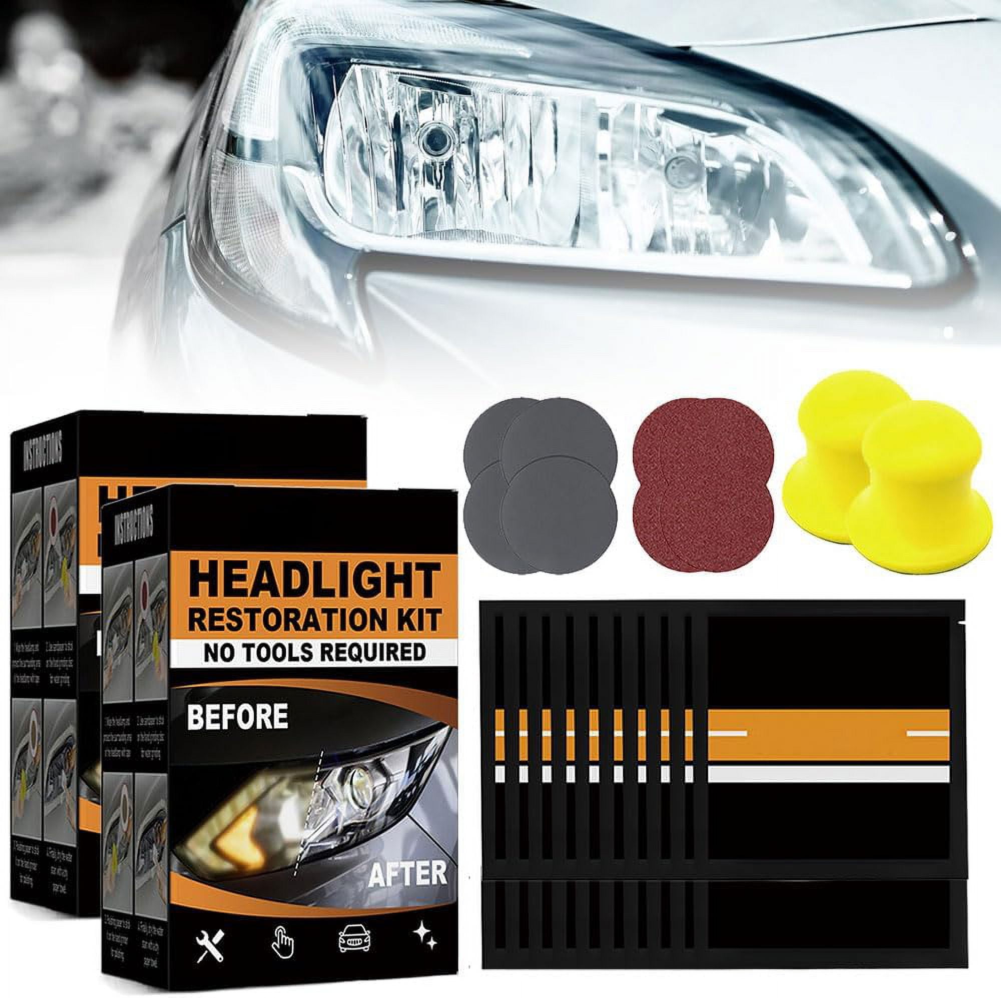 Customer reviews for Ceramic Headlight Restoration Kit, Car Headlight ...