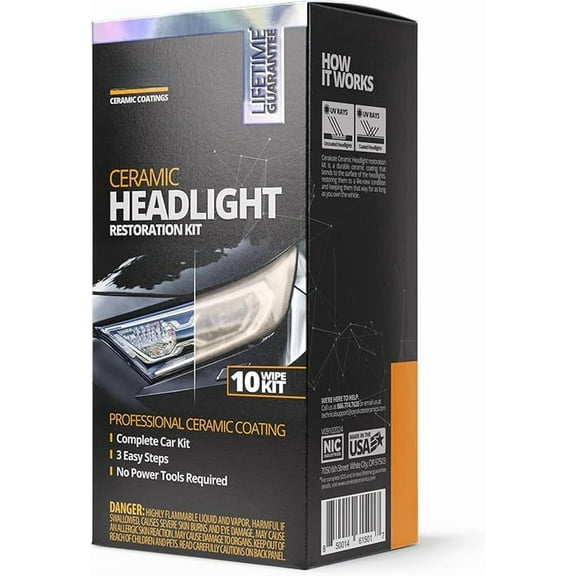 Meguiar's Ultimate Headlight Restorer Kit - Removes Yellowing, G2990 ...