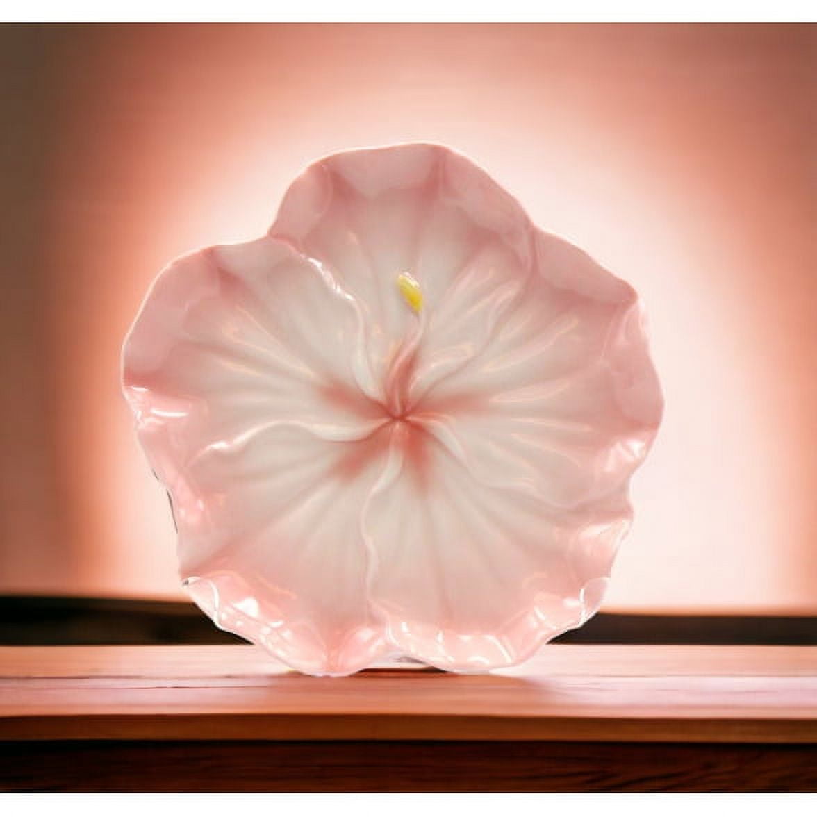 Ceramic Hibiscus Flower Plates Set of 2 8 3/8 inch - Walmart.com