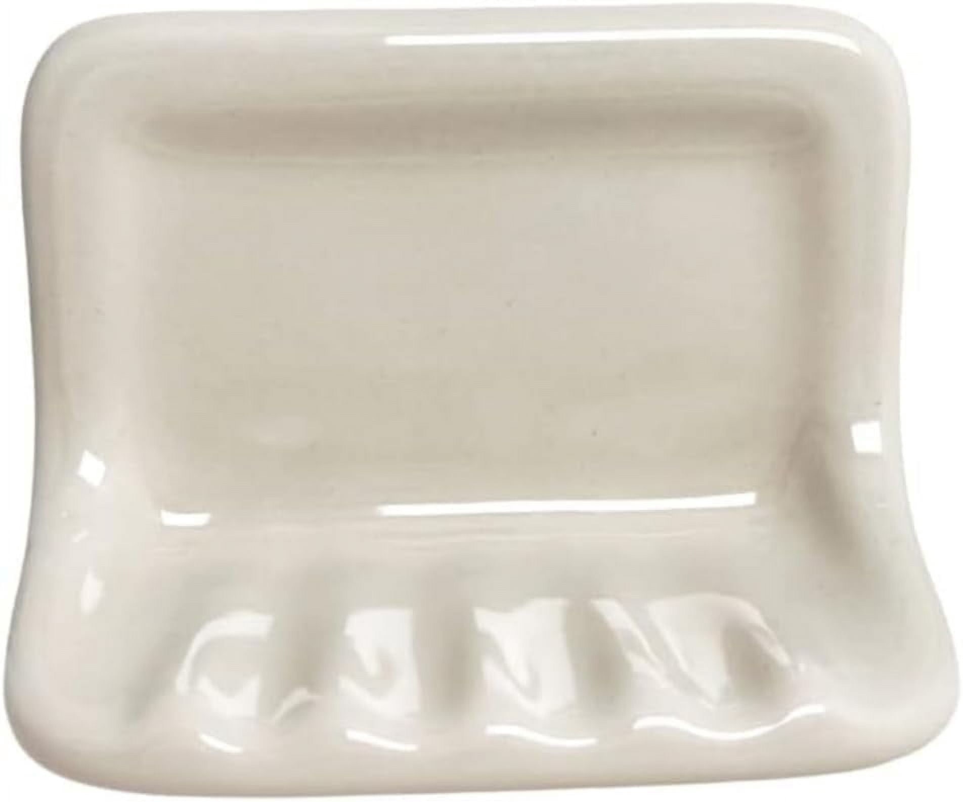 Ceramic Holder for Bathroom Wall – Glazed Finish, Not for Flat Surface ...