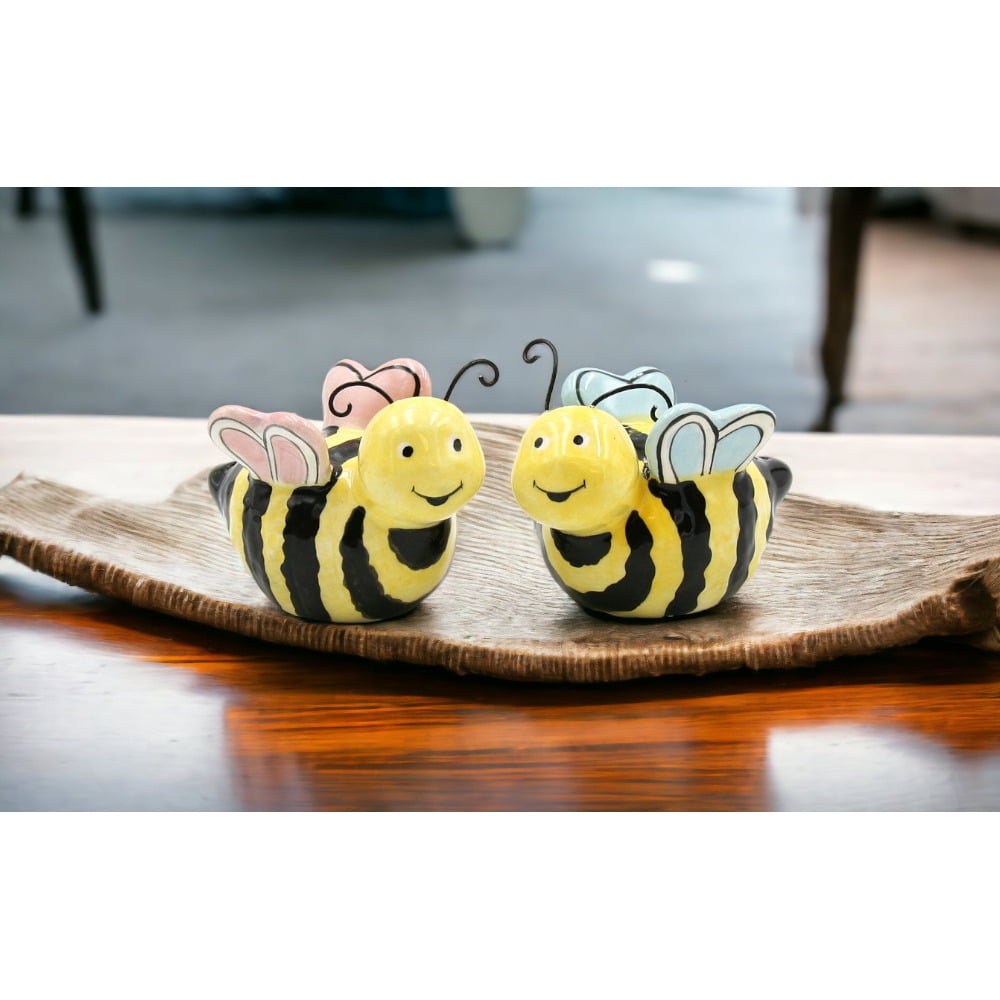 Ceramic Honey Bee Salt and Pepper Shakers - Walmart.com