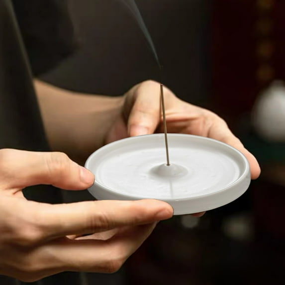 Ceramic Incense Holder, Yin-yang Aromatherapy Tray, Minimalist Design ...