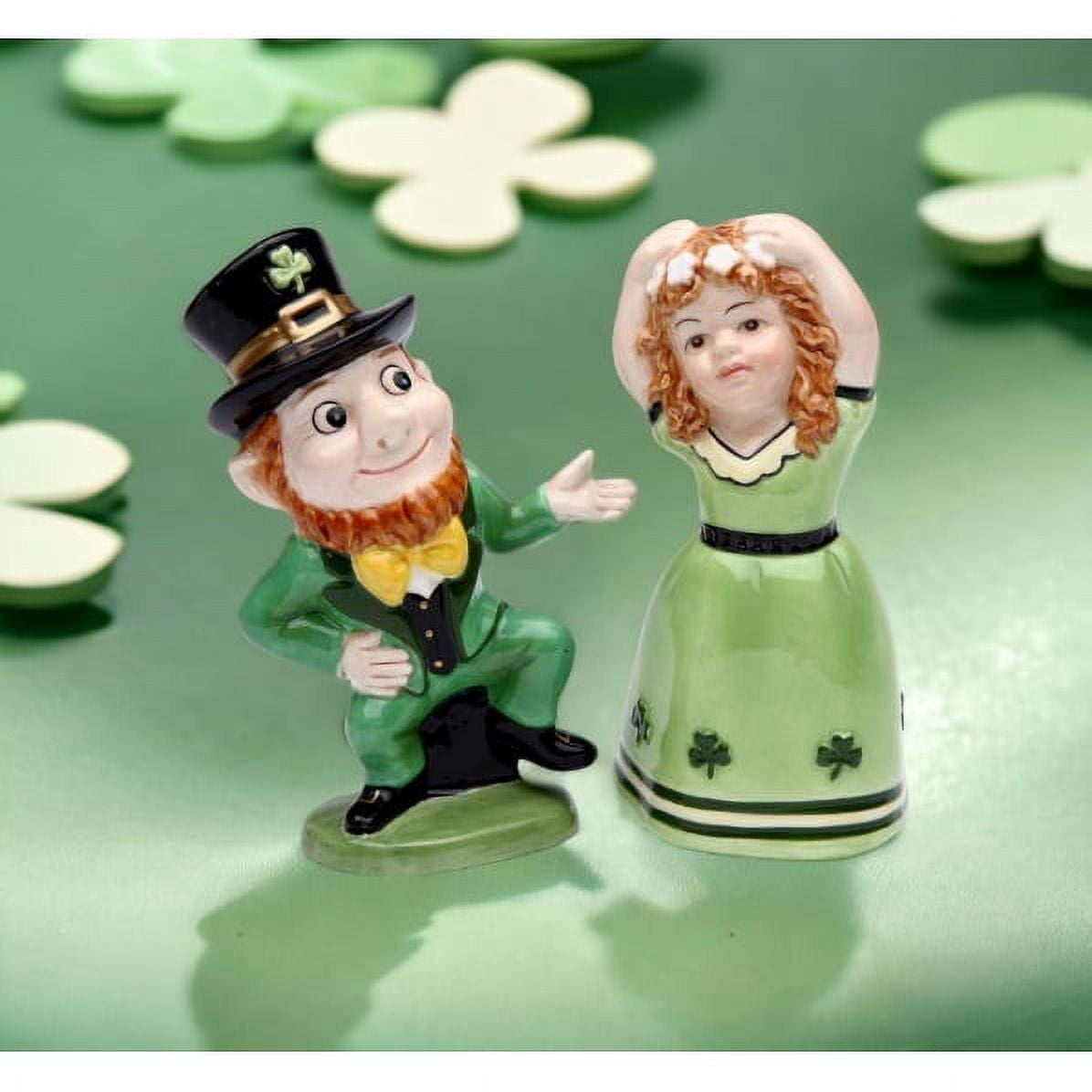 Ceramic Irish Salt and Pepper Shakers Dancing Couple St Patricks Day ...