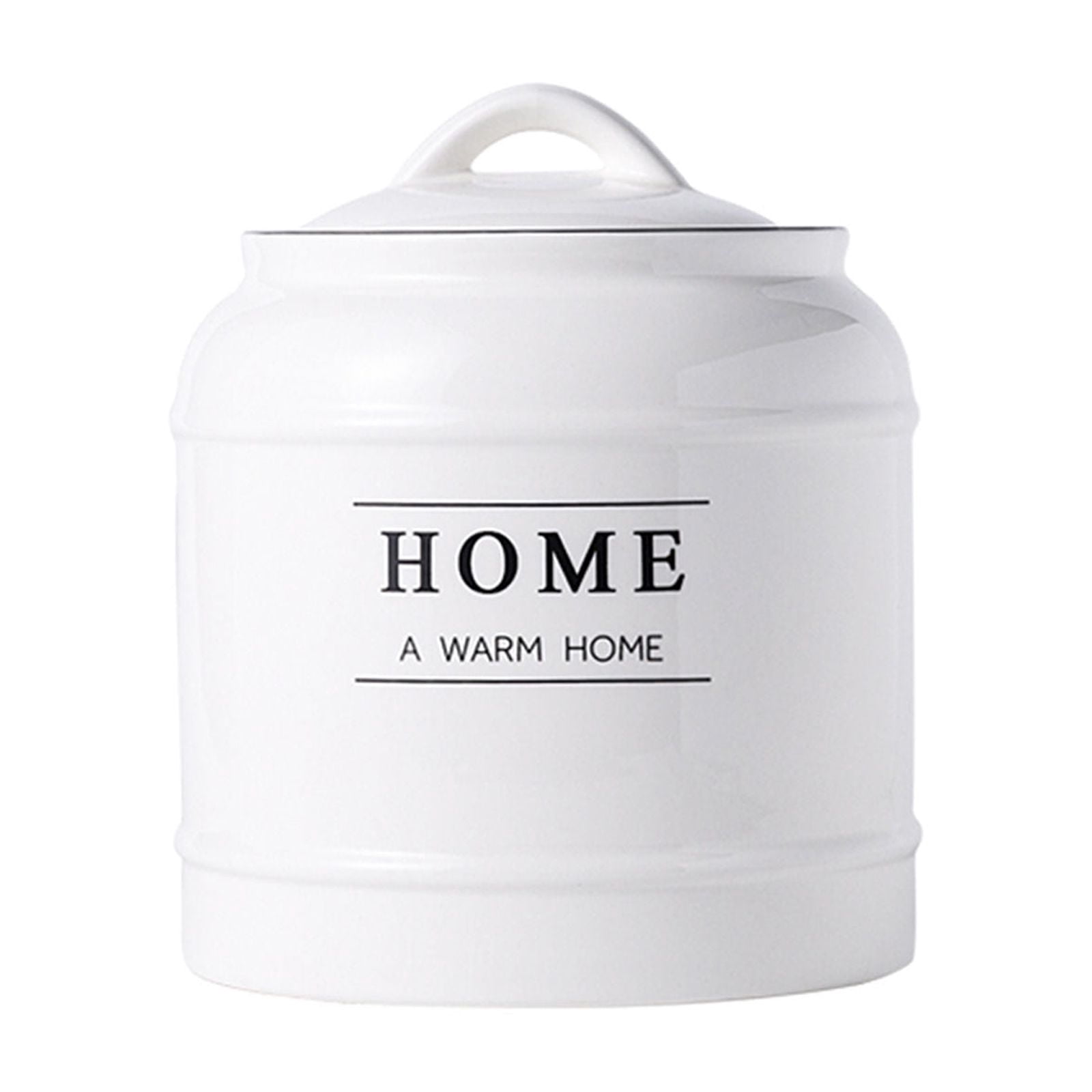 Ceramic Jar With Lid, Kitchen Canisters Ceramic Food Storage Jar With ...