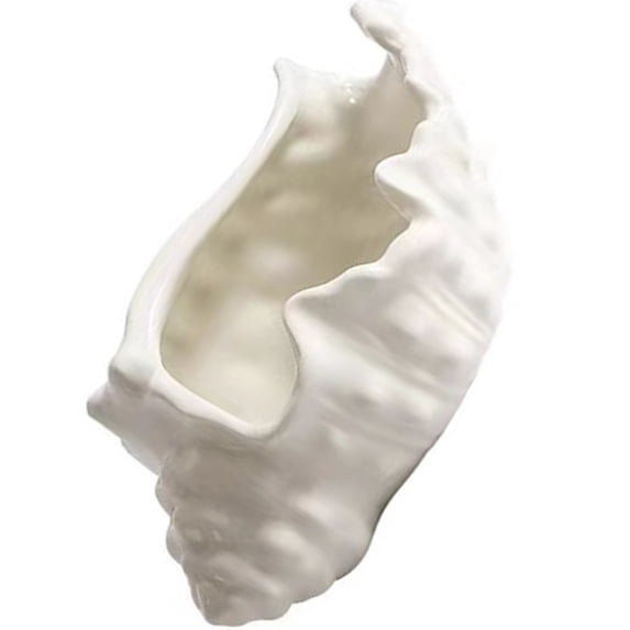 Ceramic Jewelry Holder with Creative Conch Pattern Flexible Storage ...