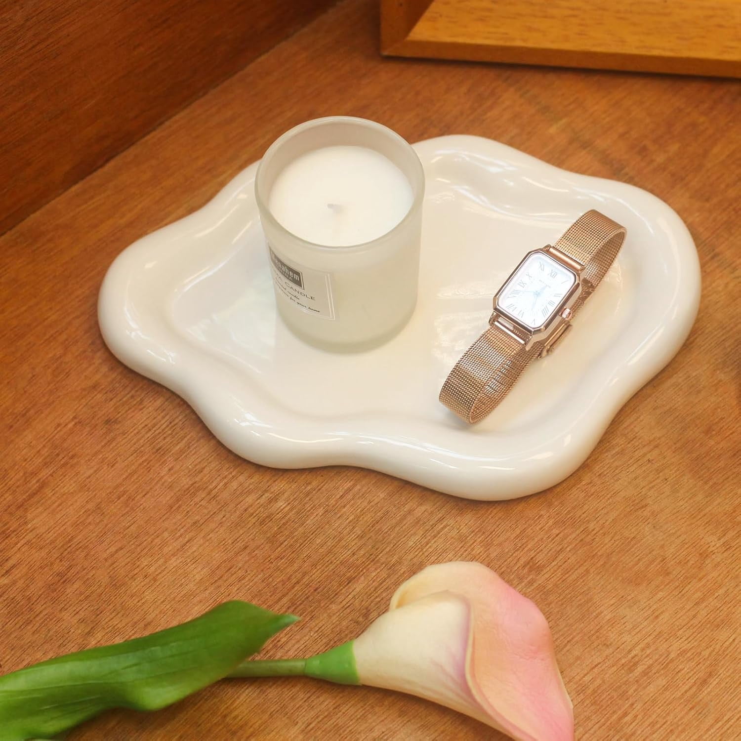 Ceramic Jewelry Tray Trinket Dish, Ring Holder Dish, Decorative Cloud ...