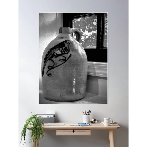 Ceramic Jug In Window Poster Wall Art Modern Wall Decor Wall Art Home ...